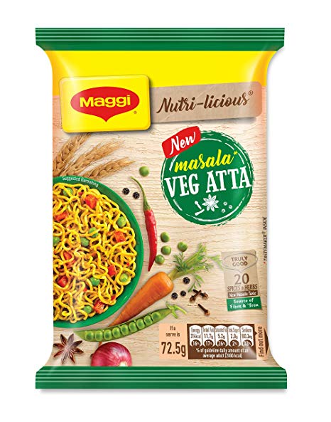 Maggi Nestle Nutri-Licious Atta Noodles, Masala – 75g Pouch – Shaista's ...