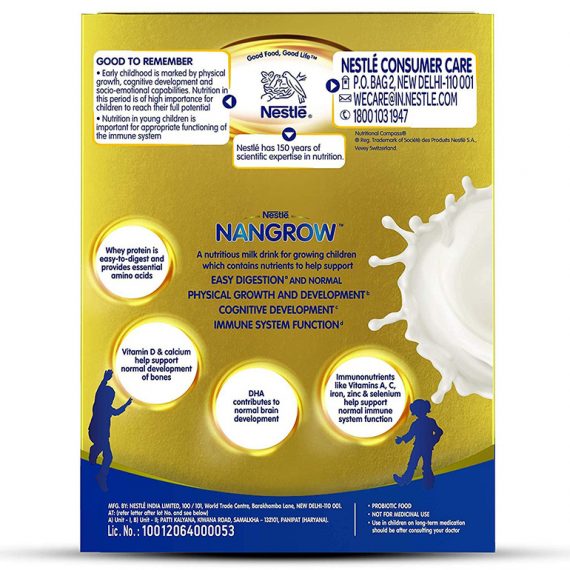 Nestlé NANGROW Nutritious Milk Drink for Growing Children (2-5 years ...